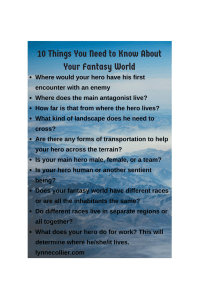 Writing Fantasy || World Mapping – Lynne Collier